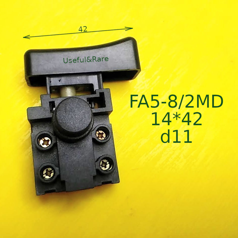Angle grinder trigger switch FA5-8/2MD button 14*42 with fixator – Dostavka