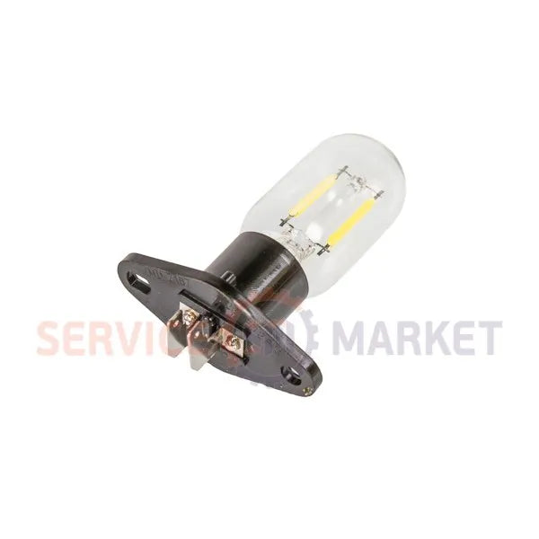 Bulb in housing for microwave oven 220-240V (L-shaped terminals) Elect ...