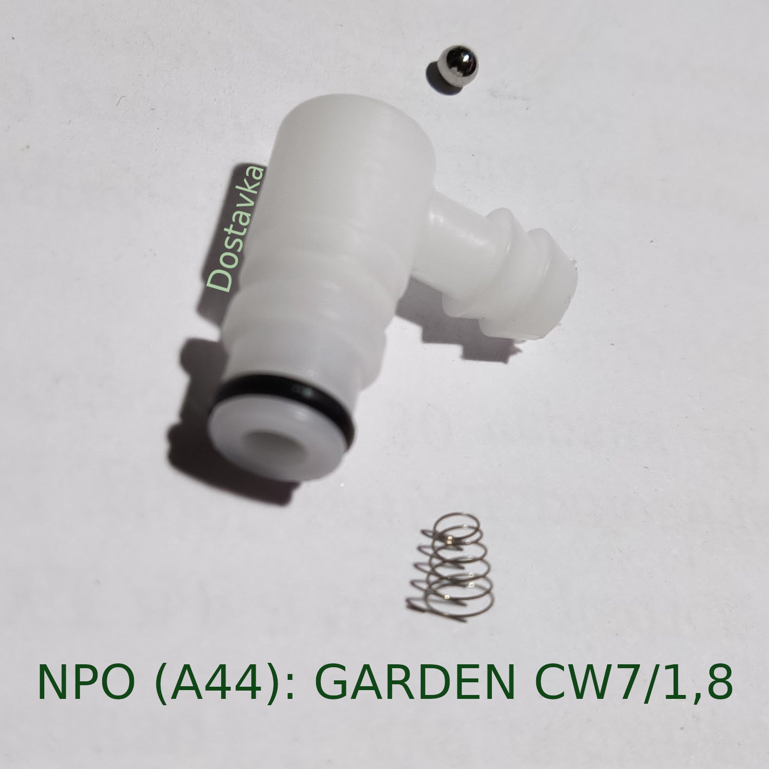 NPO GARDEN CW 7/1.8 Car Pressure Washer Detergent Check Valve (Assembl ...