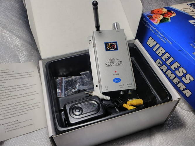 Wireless PAL 2.4G 4CH Audio/Video Receiver RC211 – Dostavka