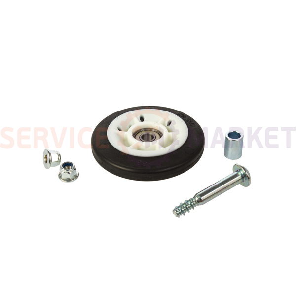 Drum roller with attachment for Bosch tumble dryer 00613598 – Dostavka