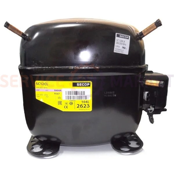 Compressor for refrigerator SECOP (DANFOSS) SC12CL R404a/R507a 490W (w ...