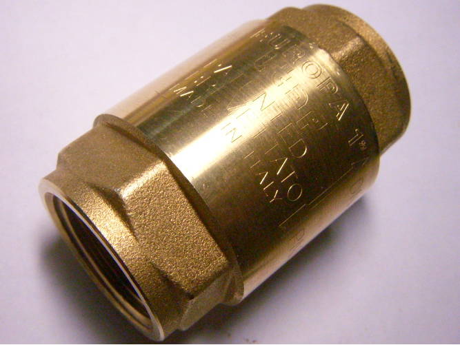 Italian check valve 25-25 water supply to thread 30 mm – Dostavka
