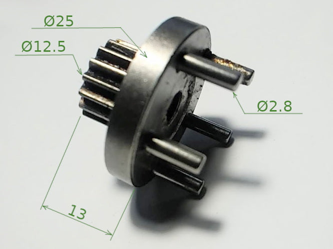 Transfer case of the screwdriver gearbox shaft with 5 gears – Dostavka